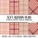 Soft Autumn Plaid Digital Paper Pack Digital Blush and Sage - Etsy