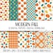 Harvest Autumn Tartan Digital Paper Pack Printable Digital Paper Fall ...