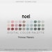 Noel Digital Color Palette - Color Chart | Goodnotes Tool | iPad ...