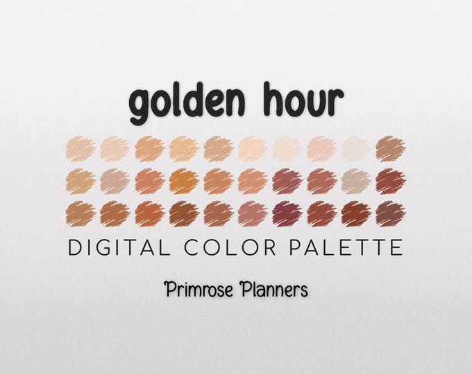 Caffeine Queen Digital Color Palette - Color Chart | Goodnotes Tool ...