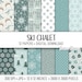 Snowflake Plaid Digital Paper Pack Digital Plaid Paper Holiday Digital ...