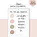Fawn Digital Color Palette Color Chart Goodnotes Tool iPad Procreate ...
