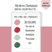 Modern Christmas Digital Color Palette Color Chart Goodnotes Tool ...
