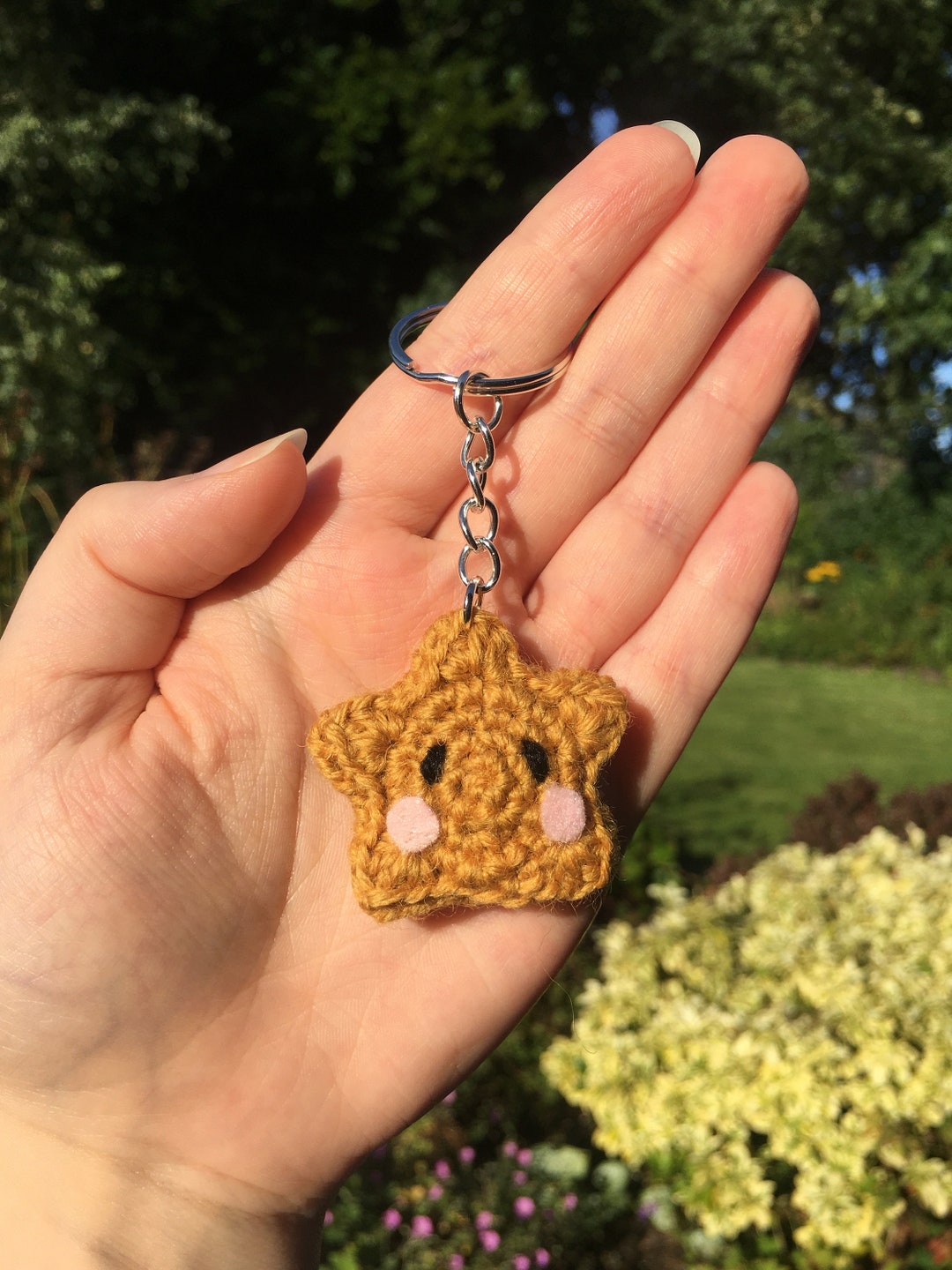 Crochet Star Keychain MADE TO ORDER - Etsy