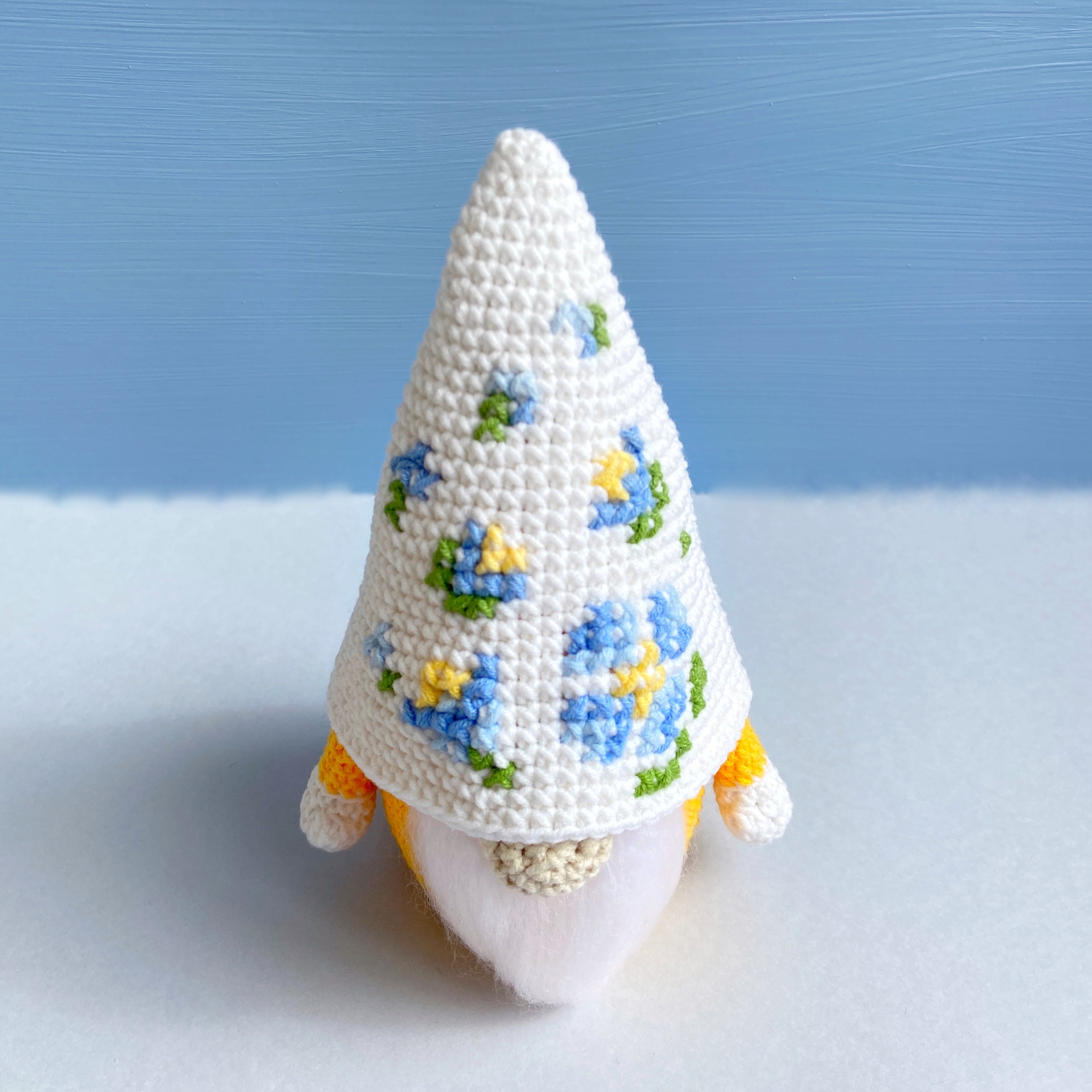 Crochet Pattern Spring Gnome With Cross Stitch Hat Holiday | Etsy