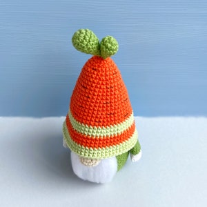 Easter Carrot Gnome Crochet Pattern, Easter Basket, Spring Gnome Pdf - Etsy