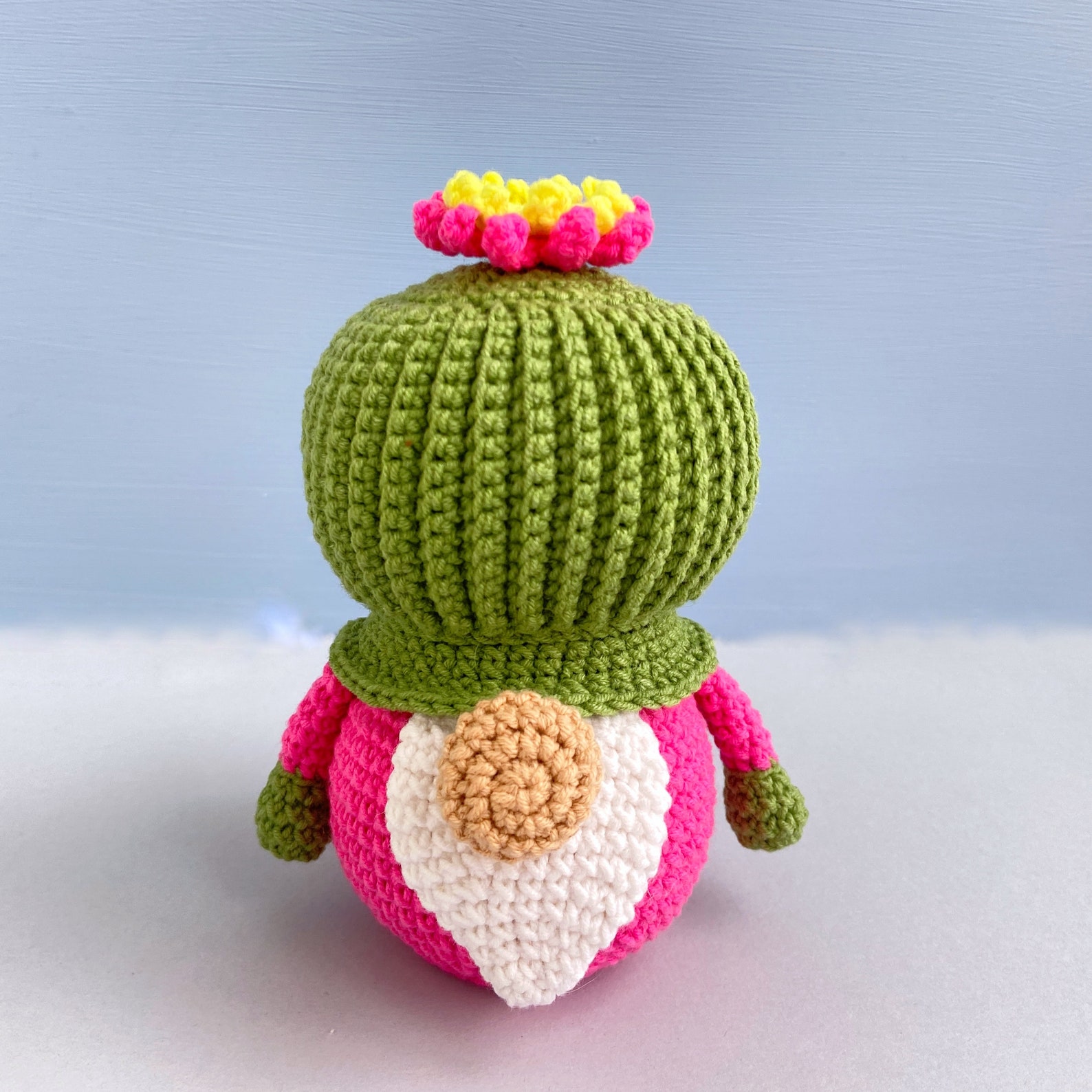 Cactus Gnome Crochet Pattern, Mother’s Day Gnome, Spring Flower Gnome ...