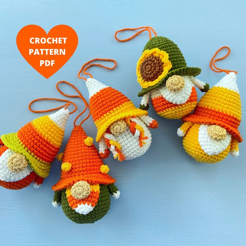 Candy Corn Gnome - Etsy