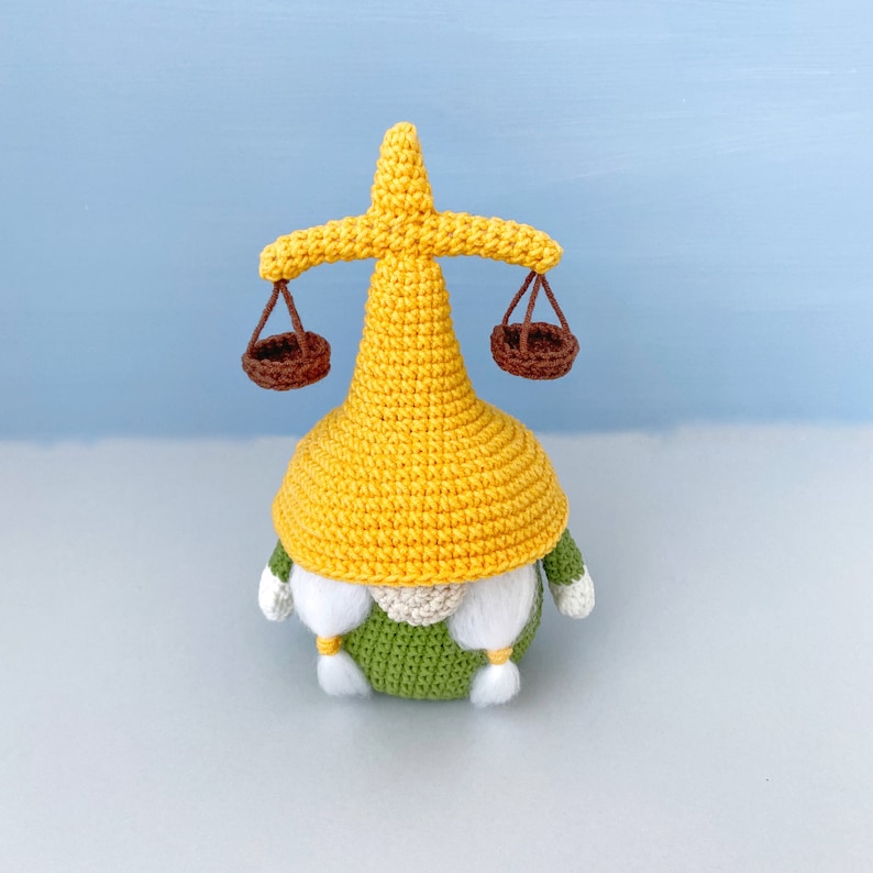 Libra Zodiac Gnome Crochet Pattern, PDF Pattern Zodiac Sign, Birthday ...