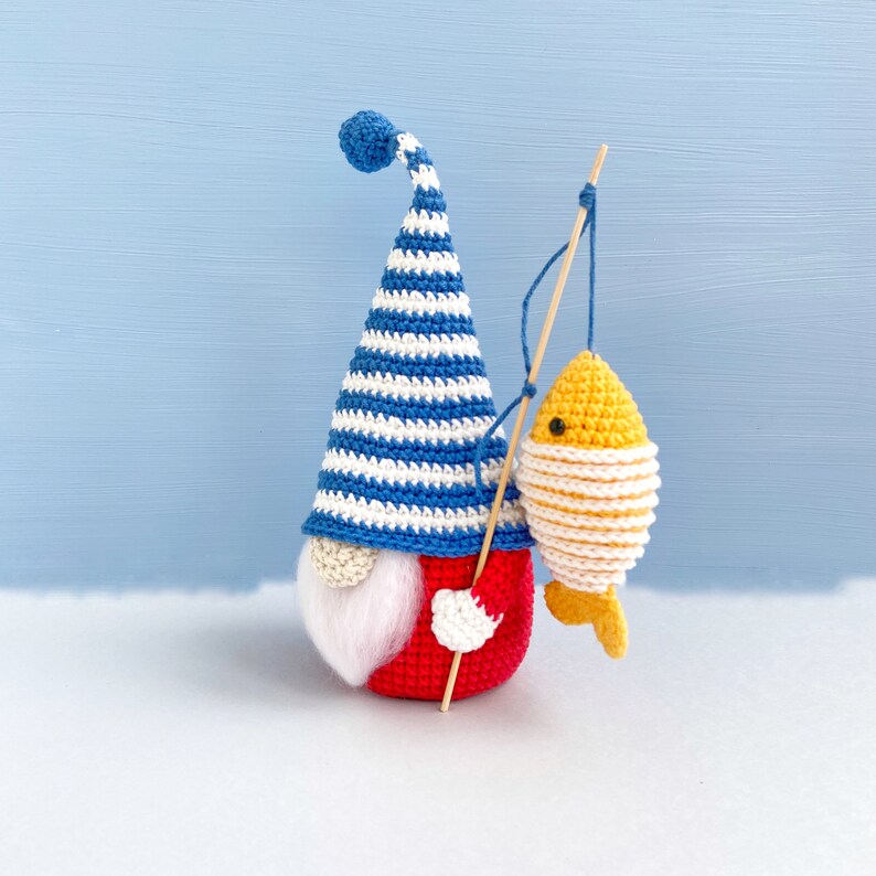 Summer Sea Gnomes Crochet Patterns, Sailor Boy, Lighthouse and ...