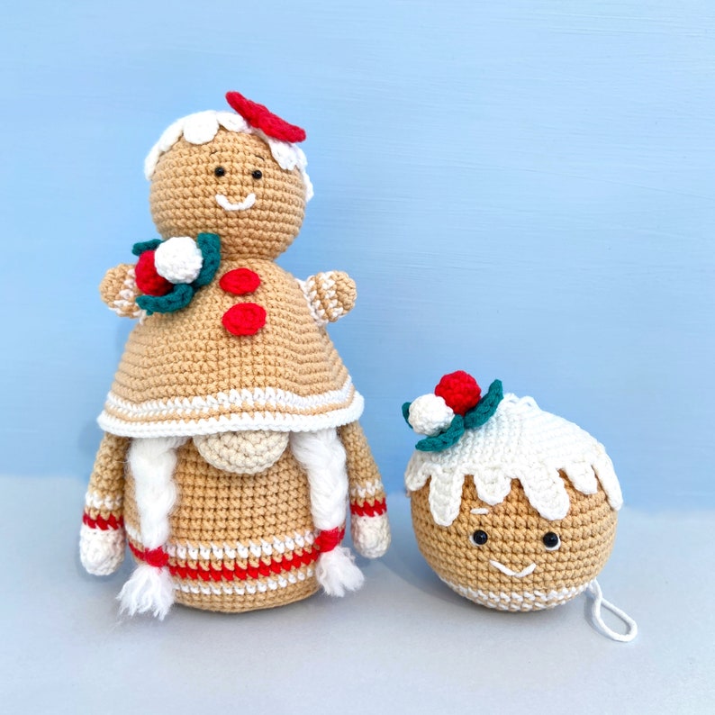 Gingerbread Gnome Crochet Pattern Christmas Tree Ornament - Etsy
