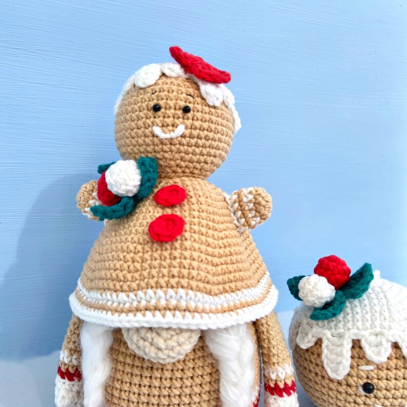 Gingerbread Gnome Crochet Pattern Christmas Tree Ornament - Etsy