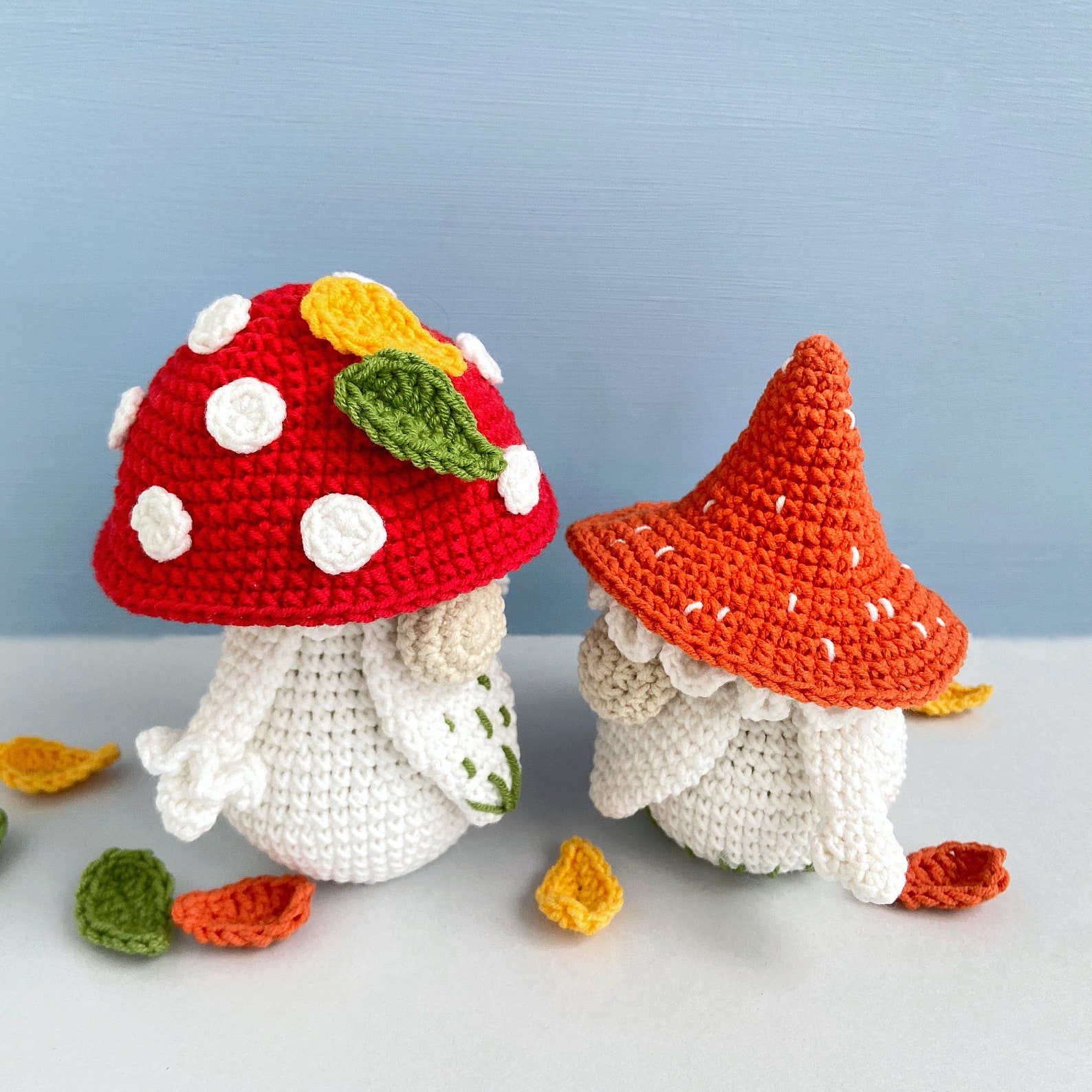 Crochet Pattern Mushrooms Gnomes Bundle Fall Gnomes - Etsy