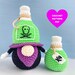 Halloween Poison Vial Gnome Crochet Pattern With Keychain Poison Vial ...