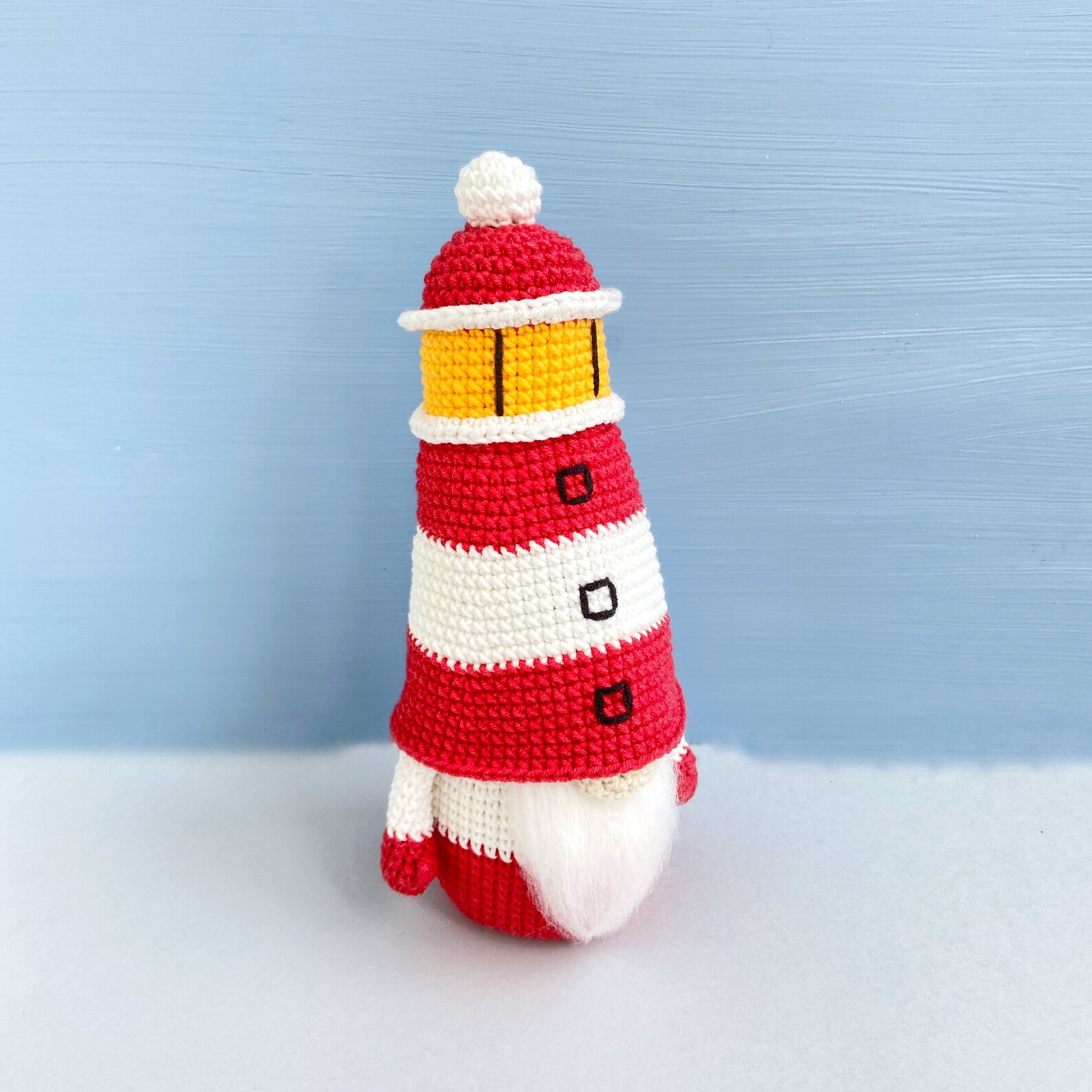 Summer Sea Gnomes Crochet Patterns, Sailor Boy, Lighthouse and ...