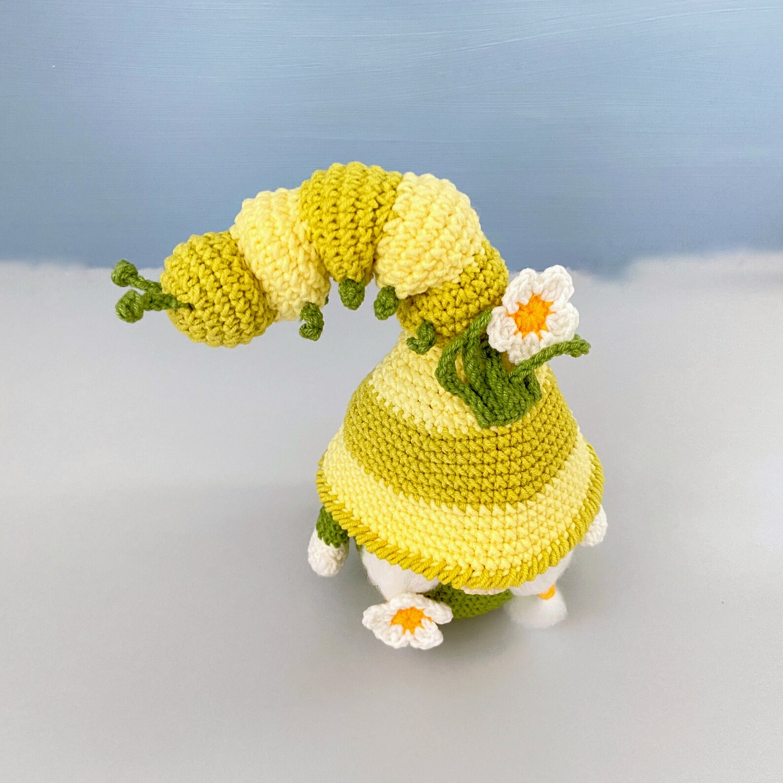 Caterpillar Gnome Crochet Pattern Garden Gnome PDF Tutorial - Etsy