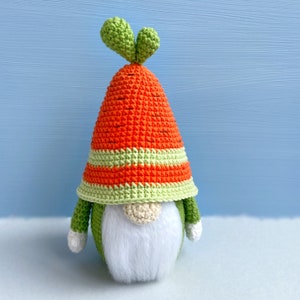 Easter Carrot Gnome Crochet Pattern, Easter Basket, Spring Gnome Pdf - Etsy