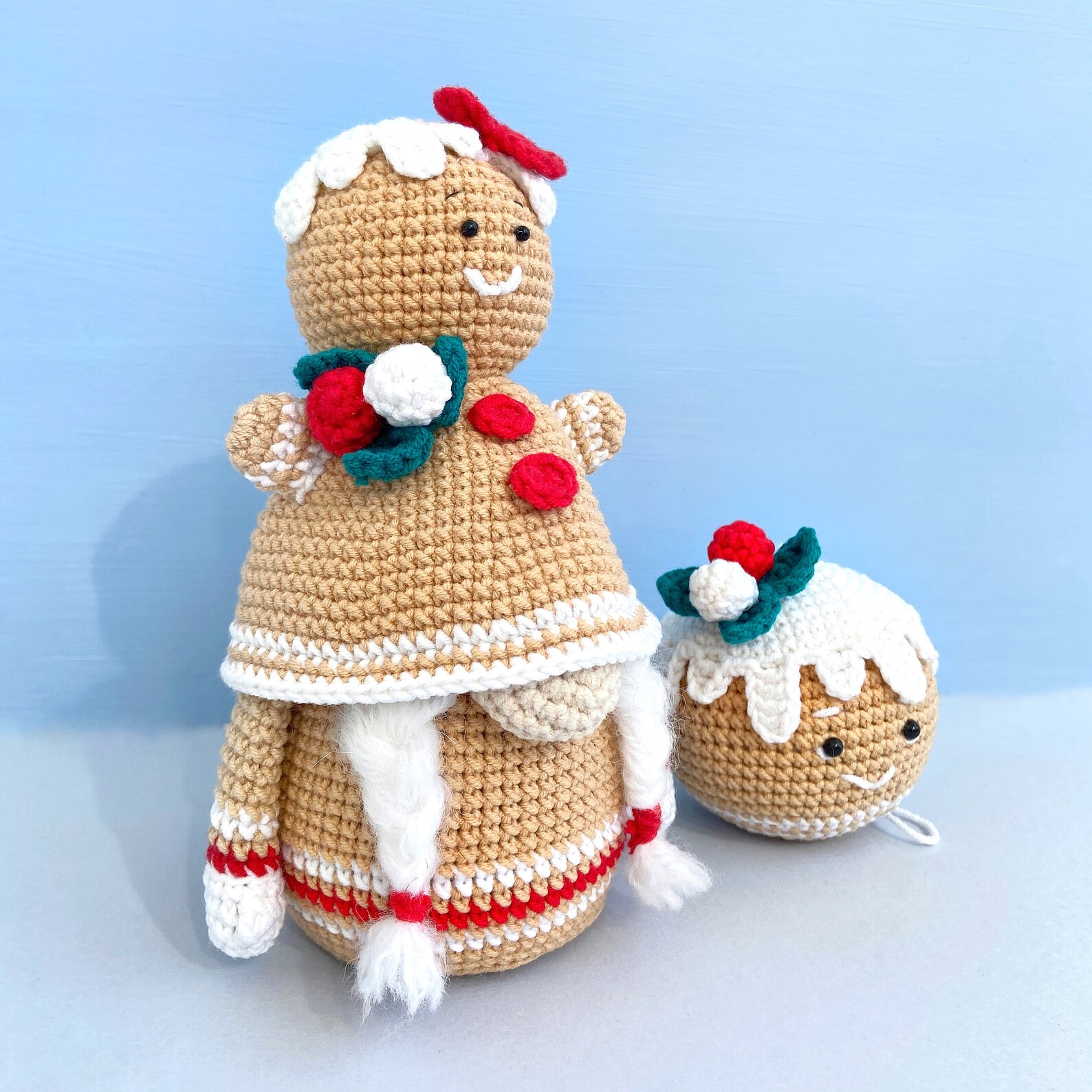 Gingerbread Gnome Crochet Pattern Christmas Tree Ornament - Etsy