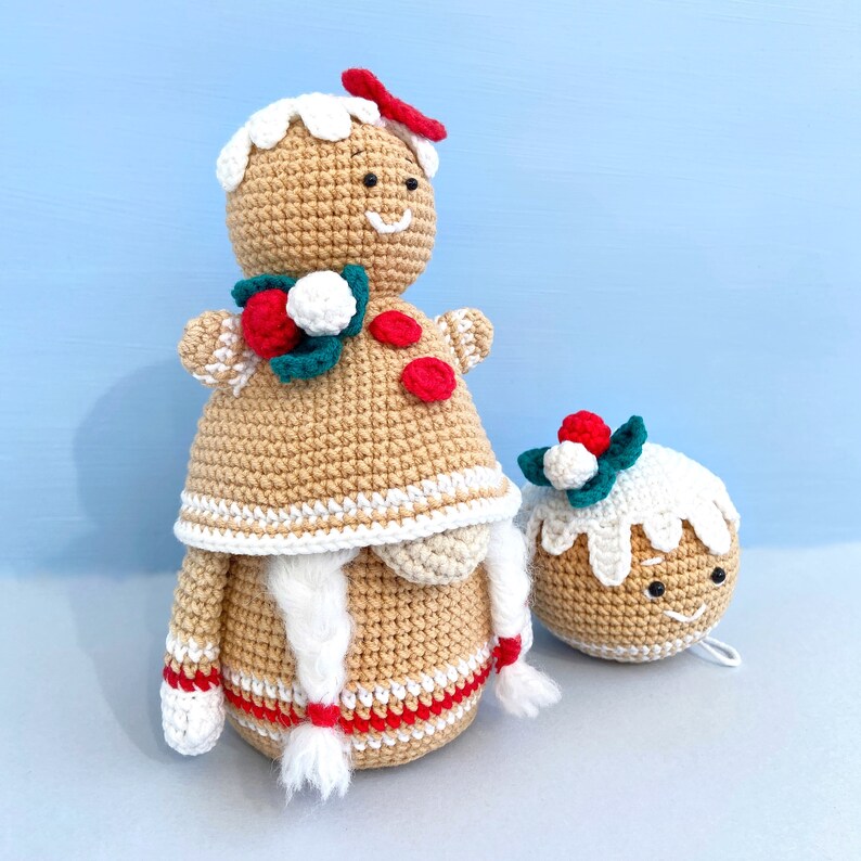 Gingerbread Gnome Crochet Pattern Christmas Tree Ornament - Etsy
