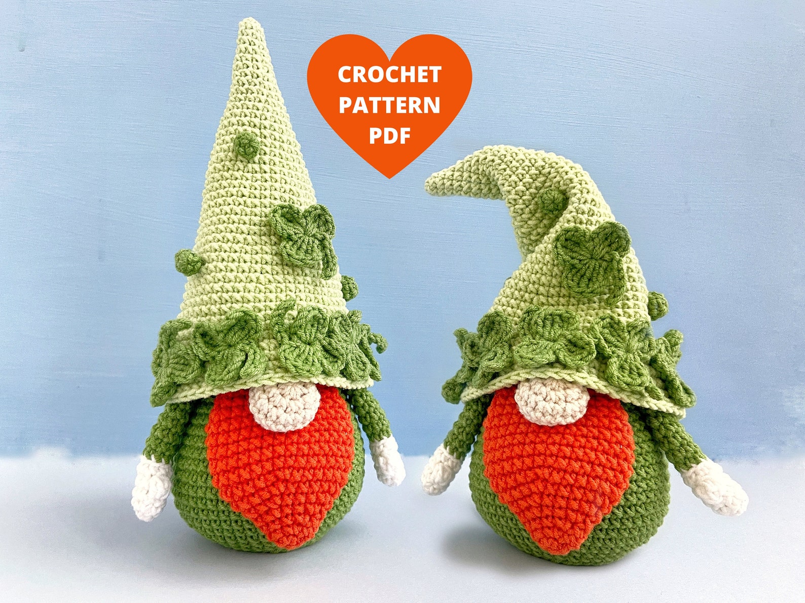 Crochet Pattern Patrick Gnome St Patricks Day Pattern Good - Etsy