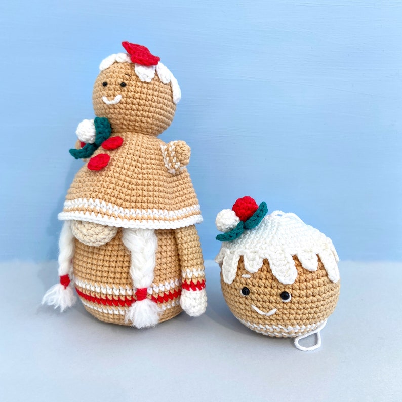 Gingerbread Gnome Crochet Pattern Christmas Tree Ornament - Etsy