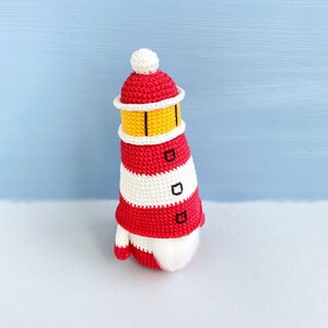 Crochet Pattern Lighthouse Gnome, Summer Gnome Tutorial, PDF Pattern ...