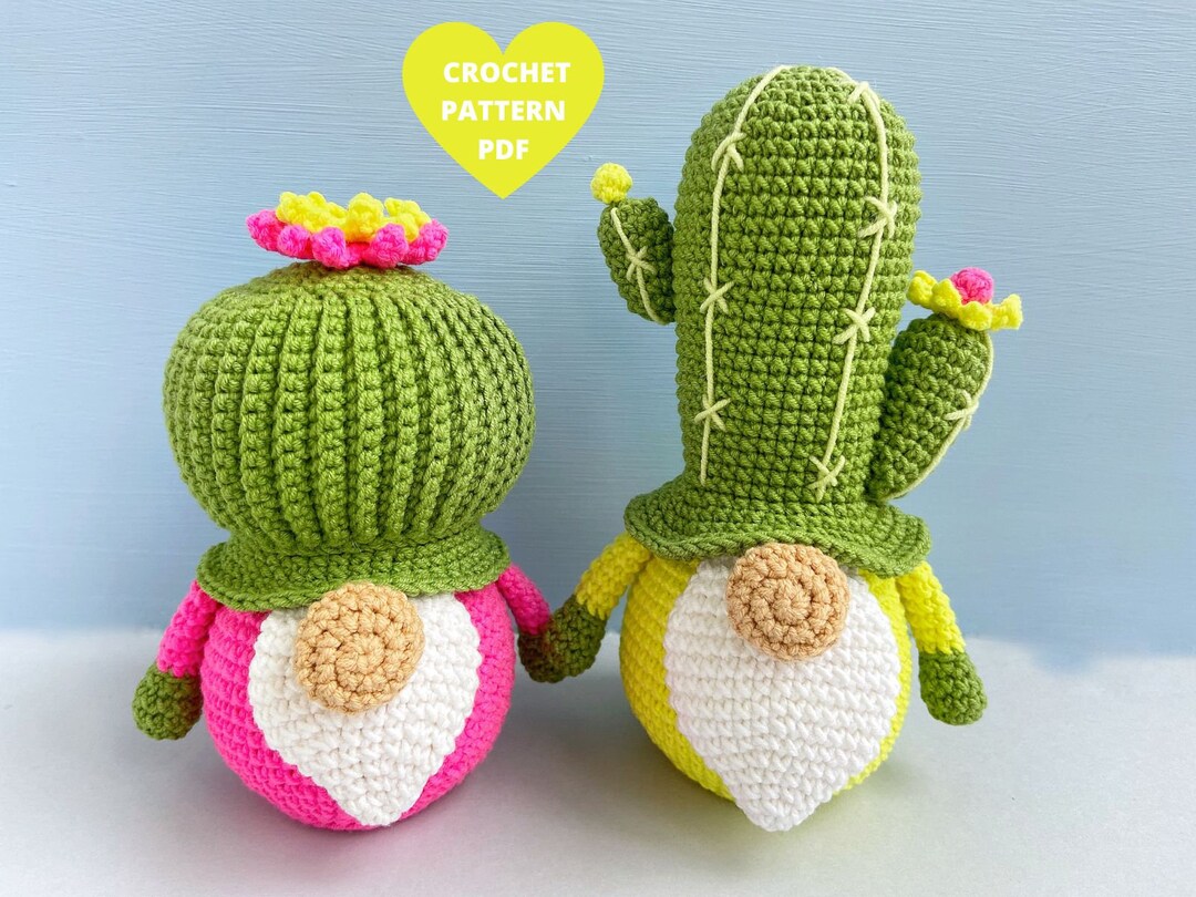 Crochet Pattern Cactus Gnomes - Etsy