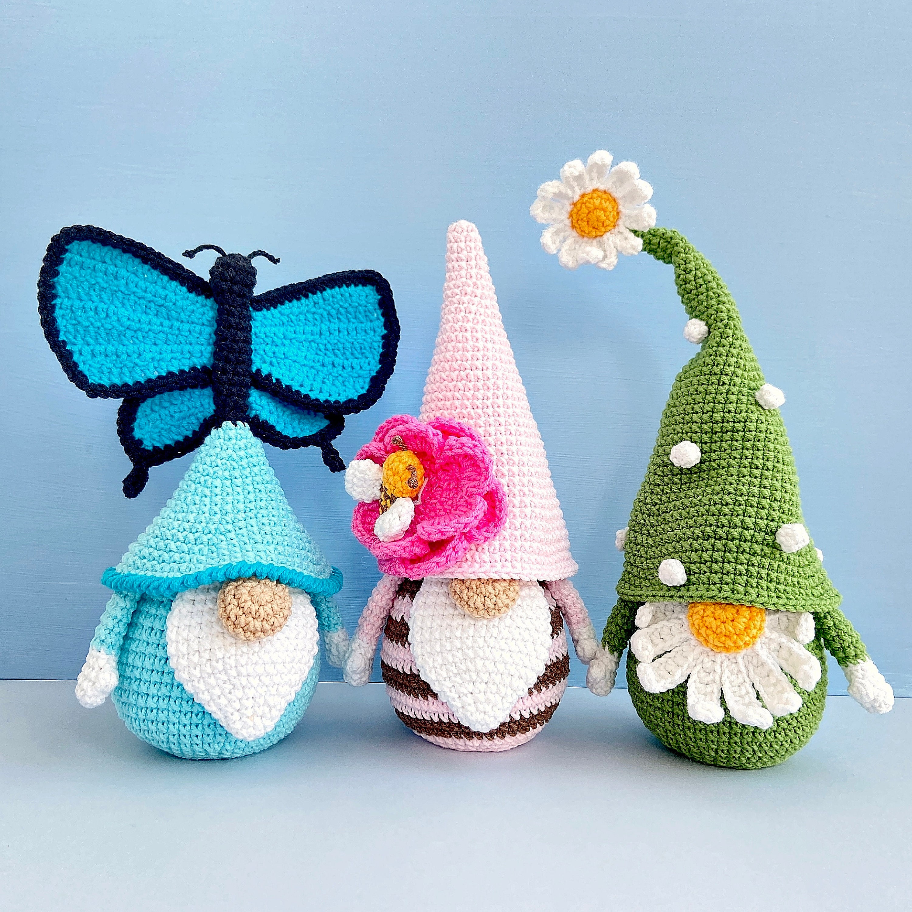 Bundle Garden Bugs Gnome Crochet Patterns, Amigurumi Patterns Pdf ...