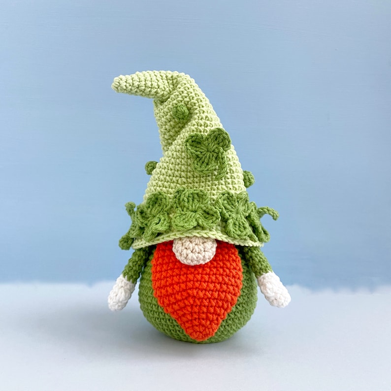 Crochet Pattern Patrick Gnome St Patricks Day Pattern Good - Etsy