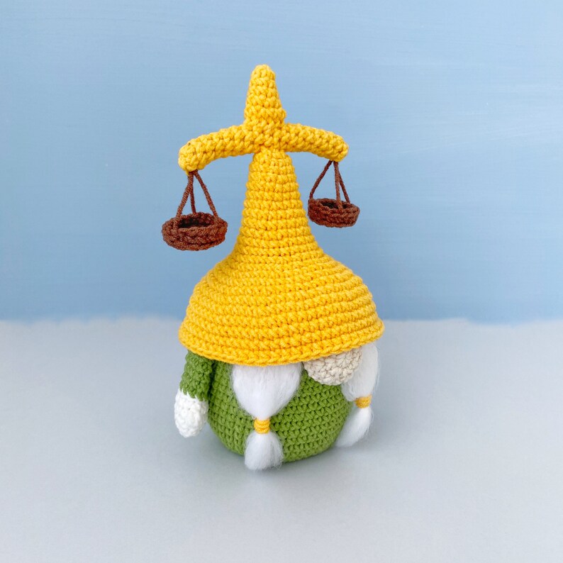 Libra Zodiac Gnome Crochet Pattern, PDF Pattern Zodiac Sign, Birthday ...