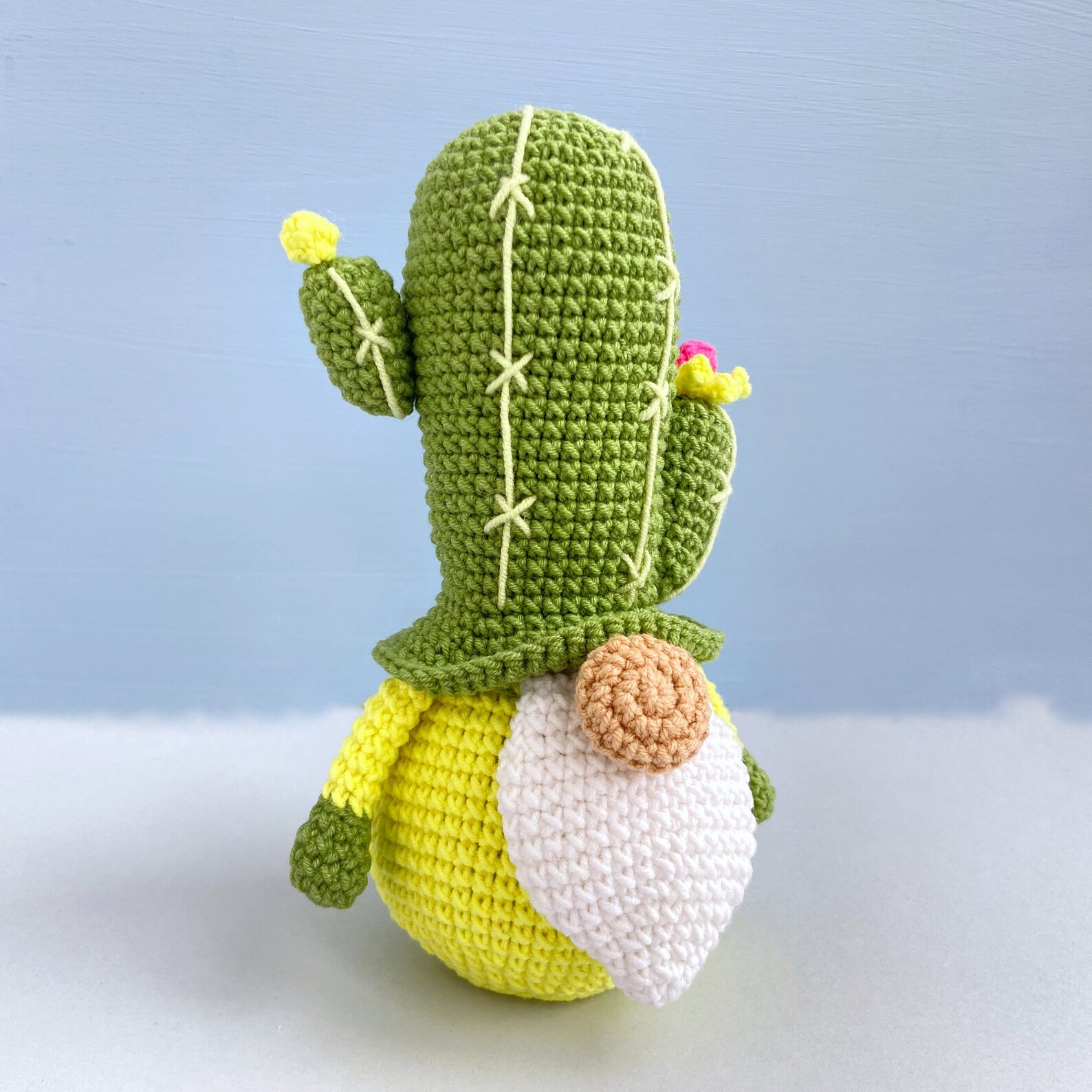 Crochet Pattern Cactus Gnome, Spring Flower Gnome, Pdf Pattern, Mother ...