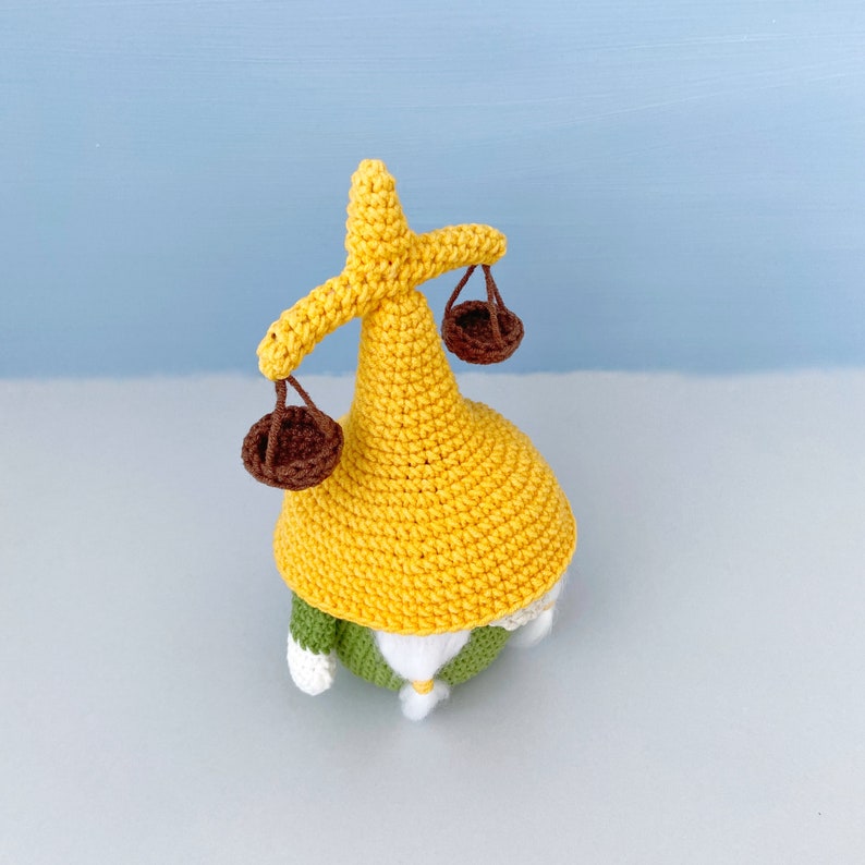 Libra Zodiac Gnome Crochet Pattern PDF Pattern Zodiac Sign - Etsy