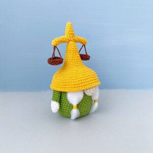 Libra Zodiac Gnome Crochet Pattern, PDF Pattern Zodiac Sign, Birthday ...