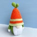 Easter Carrot Gnome Crochet Pattern Easter Basket Spring - Etsy