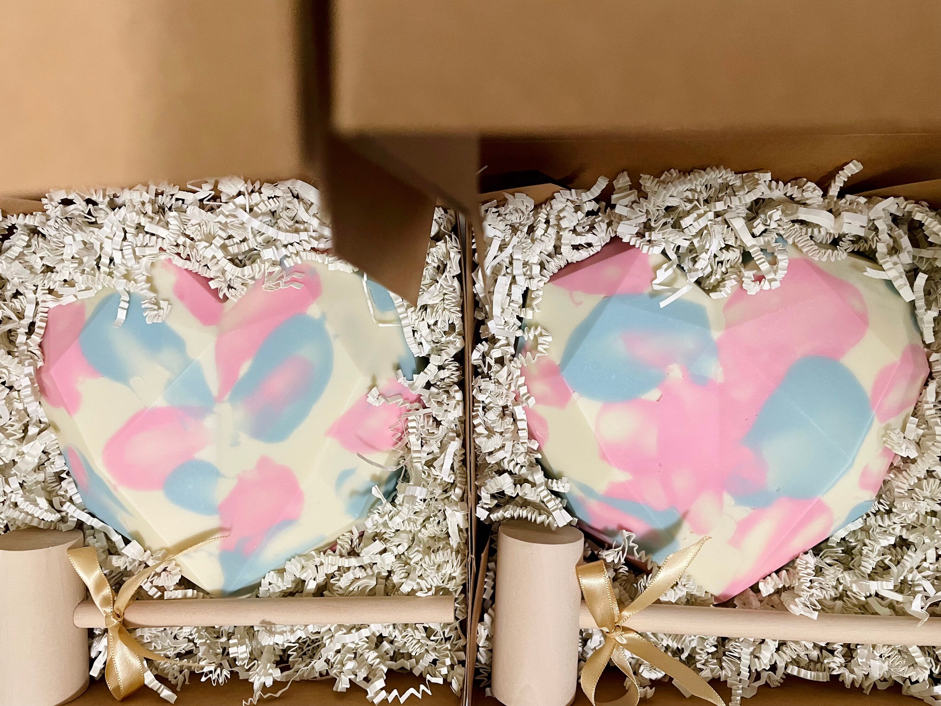 Breakable Chocolate Heart Breakable Heart Anniversary Gift - Etsy
