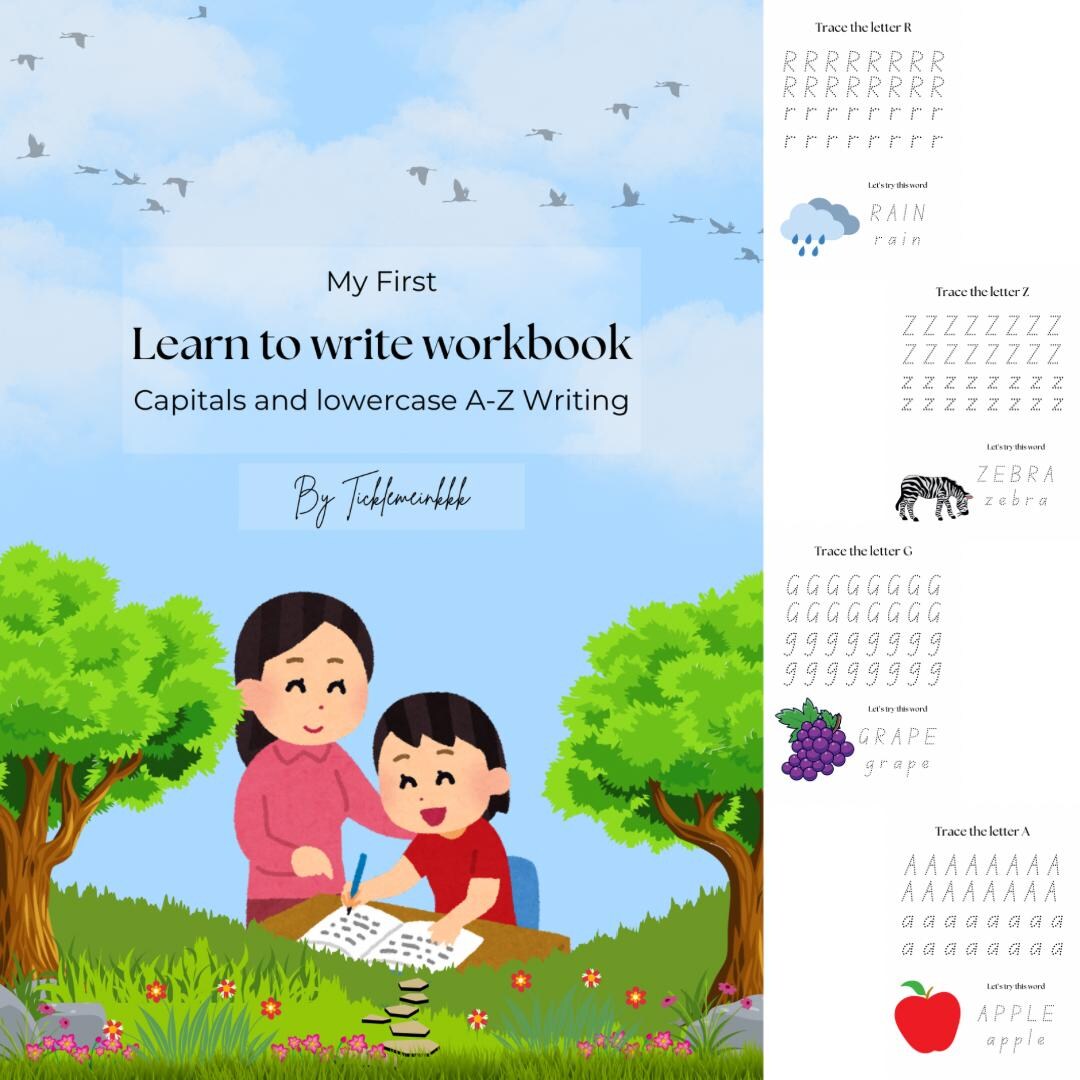 Engaging Handwriting Practice Sheets Printable & Digital Download for ...
