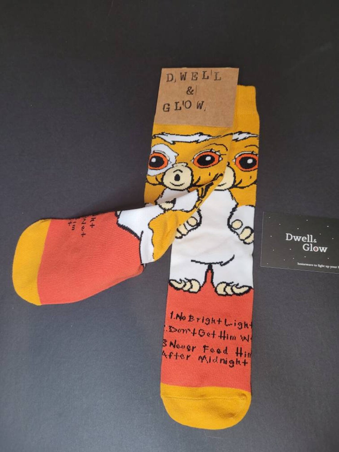 Cute Mogwai Gizmo Gremlins Style Horror Comedy Film Socks With | Etsy