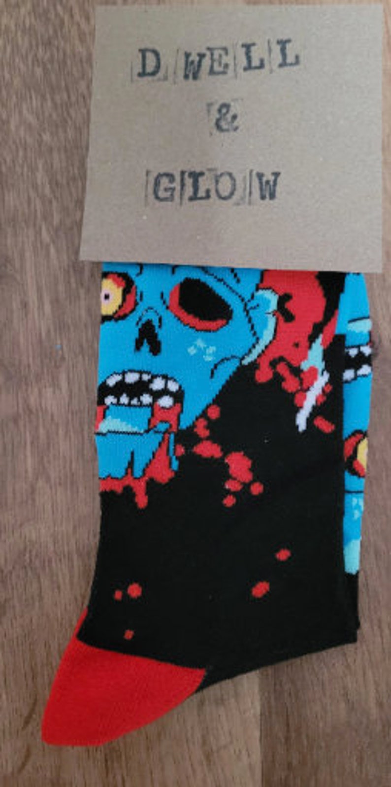 Horror Zombie Apocalypse Walking Dead Socks Horror Gift Zombie Gift - Etsy