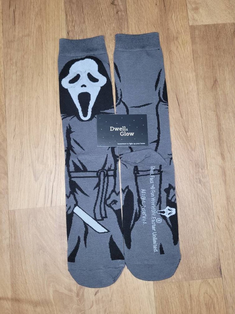 Funky Socks Warner Bros. Men's Halloween Horror Movie Crew Socks 6-Pack ...