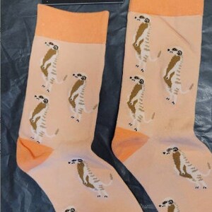 Meerkat Animal Socks Cute Socks Fun Novelty Happy Feet Socks - Etsy UK