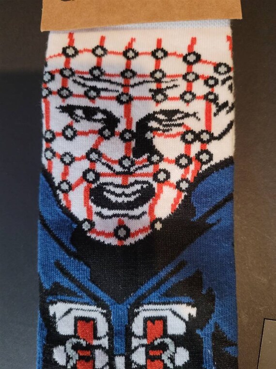 Pinhead Hellraiser Style Horror Slasher Film Socks | Etsy