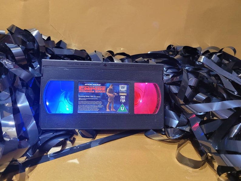 Retro VHS Night Light 90s 80s Cine Star Wars El retorno del Jedi Film ...