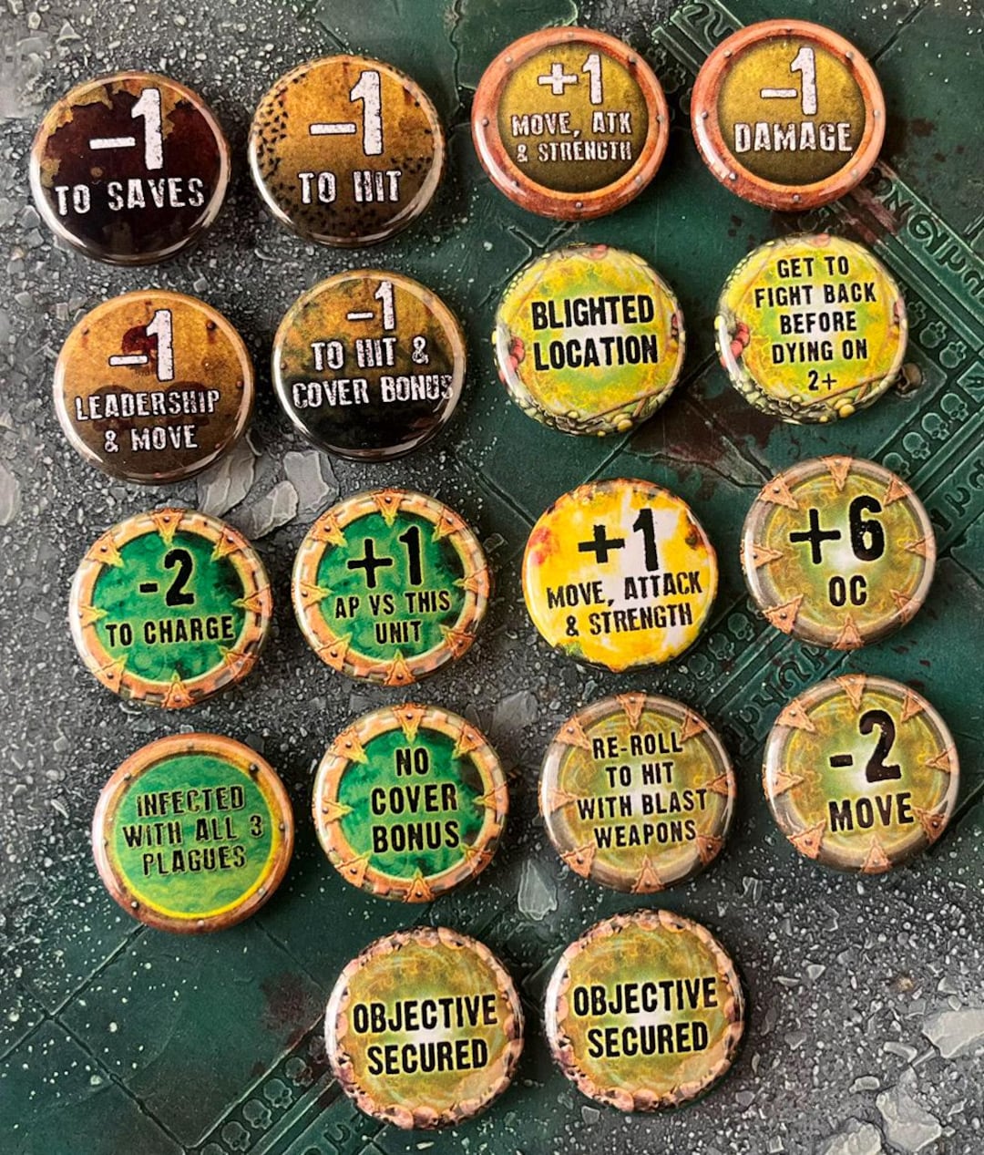 Death & Decay Token Set (updated) - Etsy