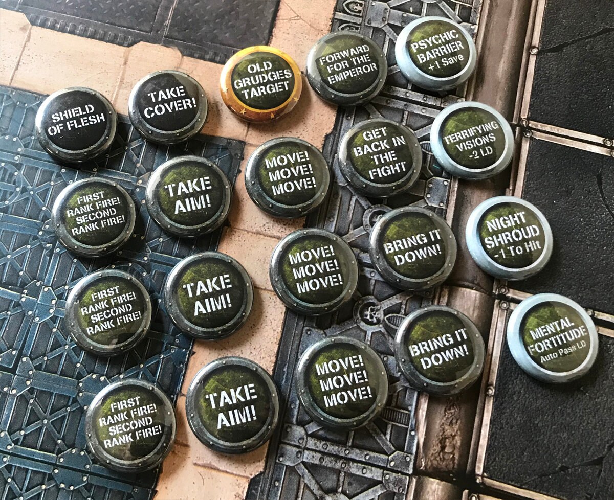 Imperial Guard Infantry Tokens | Etsy