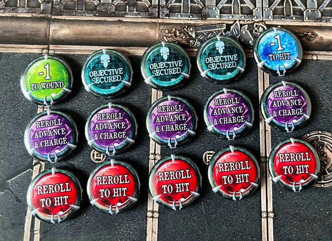 Dark Raider Token Set - Etsy