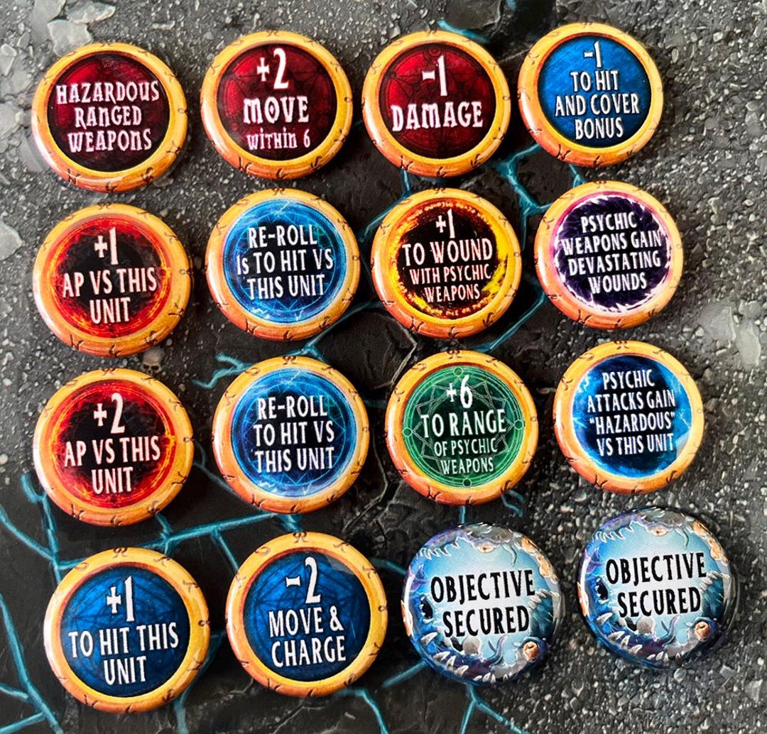 Dark Sorcerer Token Set (updated) - Etsy