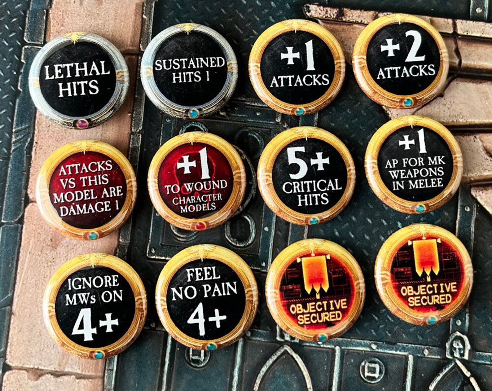 Gold Guard Token Set [updated] - Etsy