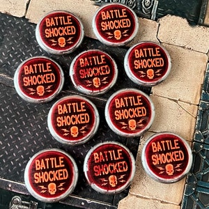 Battle Shocked Token Set - Etsy