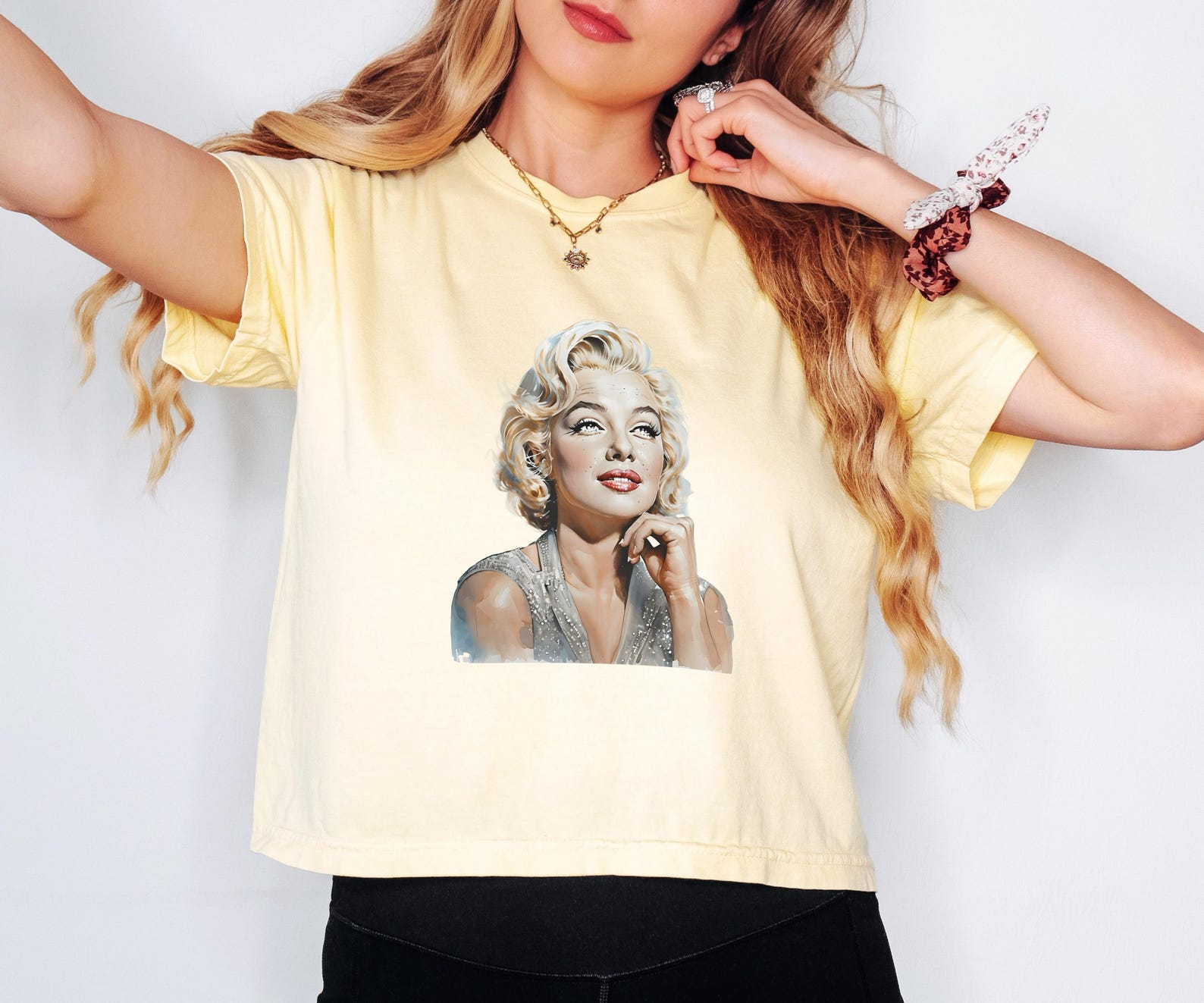 Marilyn Monroe the Hollywood Starlet Stylish Pastel Boxy T-shirts ...