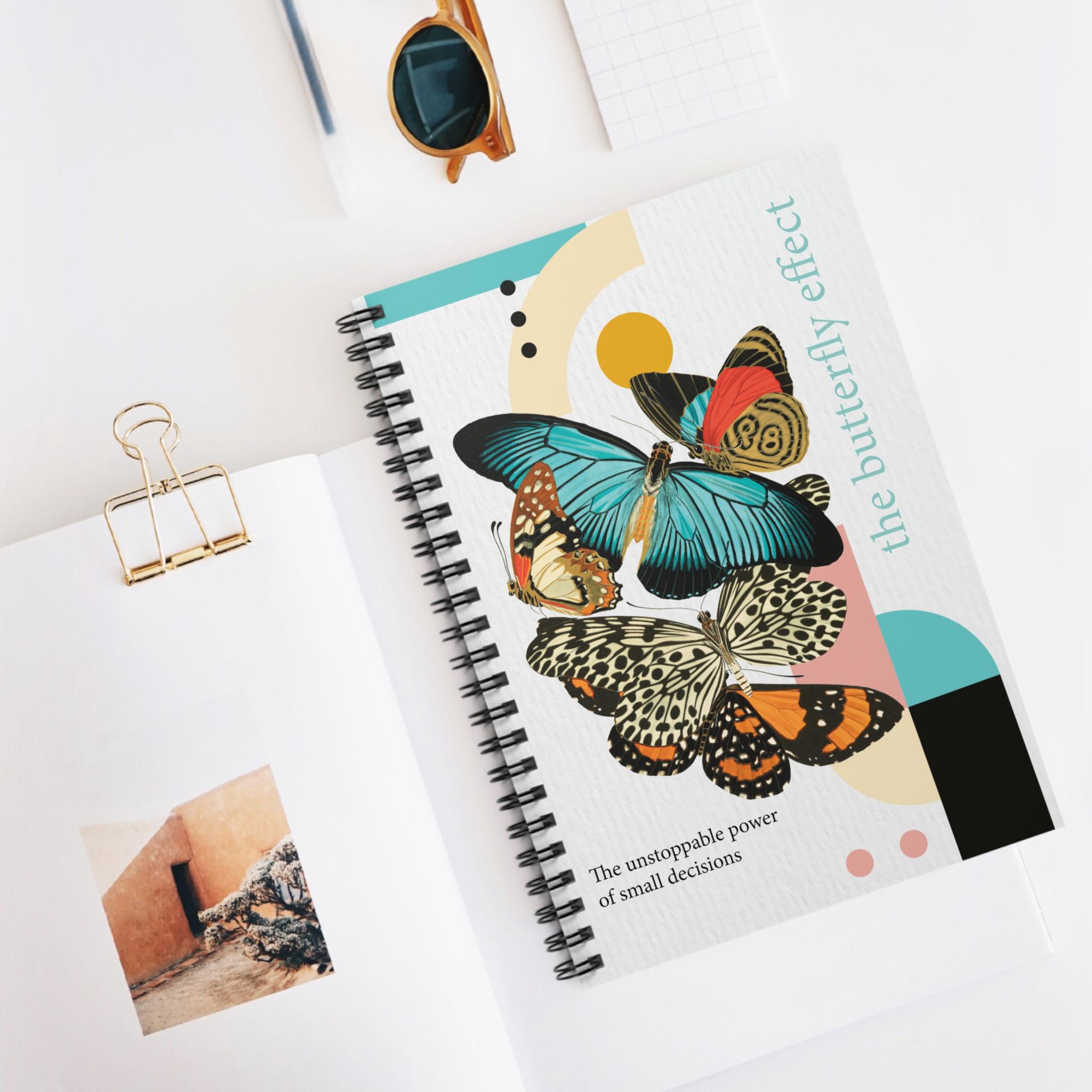 The Butterfly Effect - Spiral Notebook - Ruled Line, Therapy Journal ...